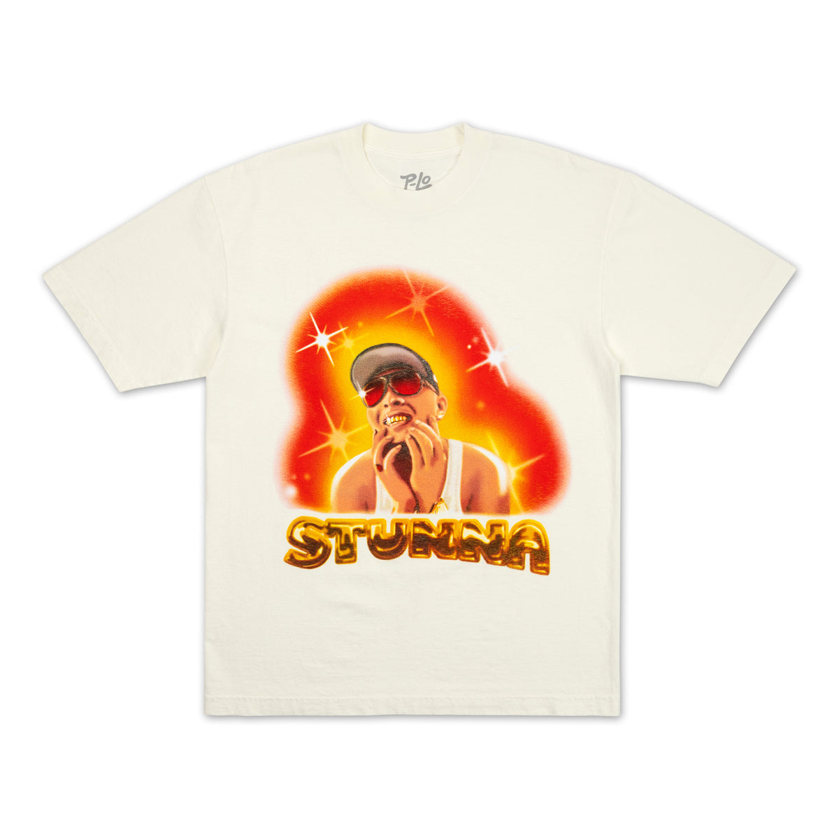 Stunna Airbrush Tee (Off-White) – P-Lo Shop